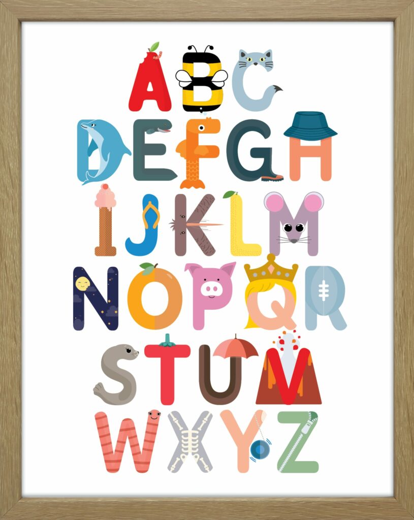 full alphabet print | BLACKBIRD DESIGN SHOP