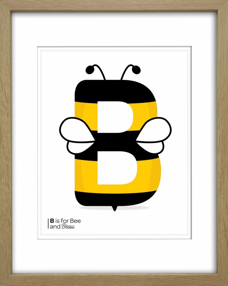 single letter B | BLACKBIRD DESIGN SHOP