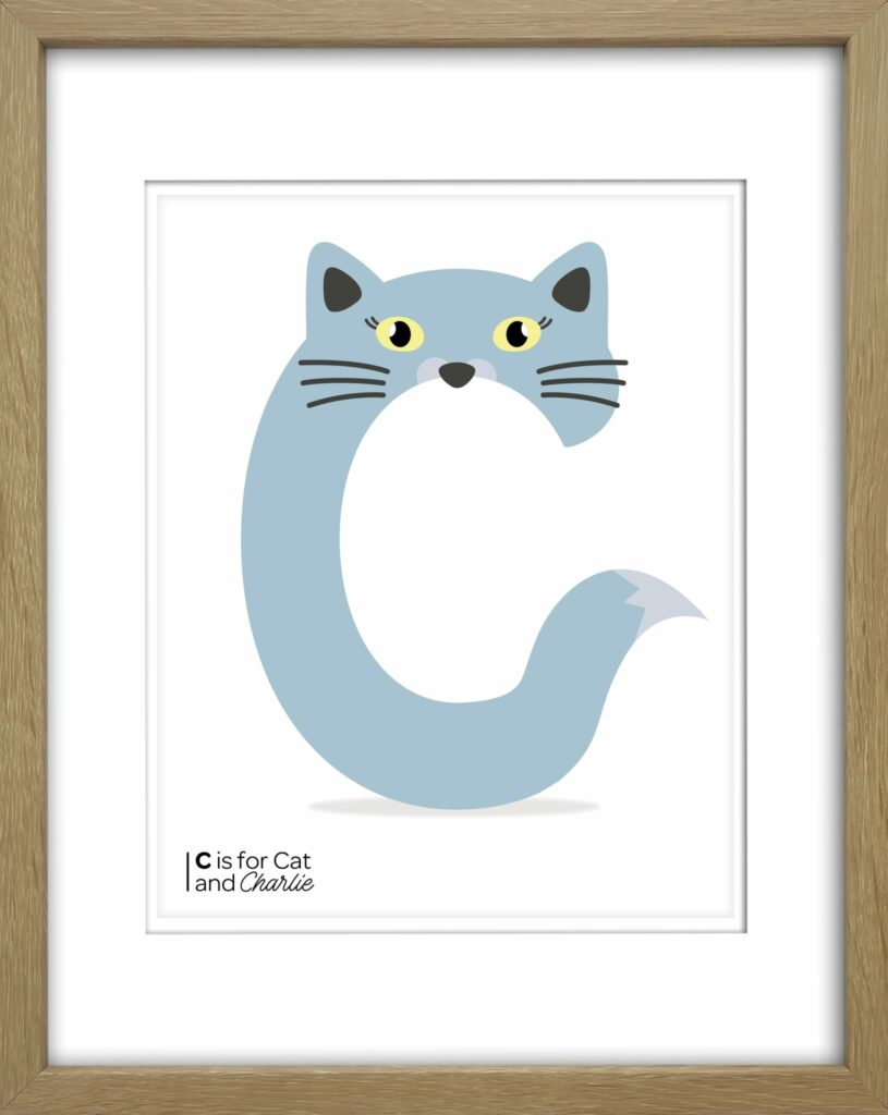 single letter C | BLACKBIRD DESIGN SHOP