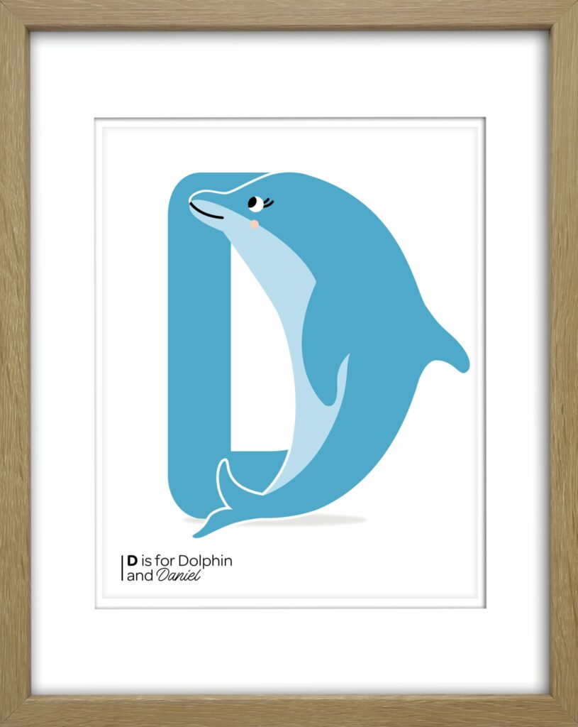 single letter D | BLACKBIRD DESIGN SHOP