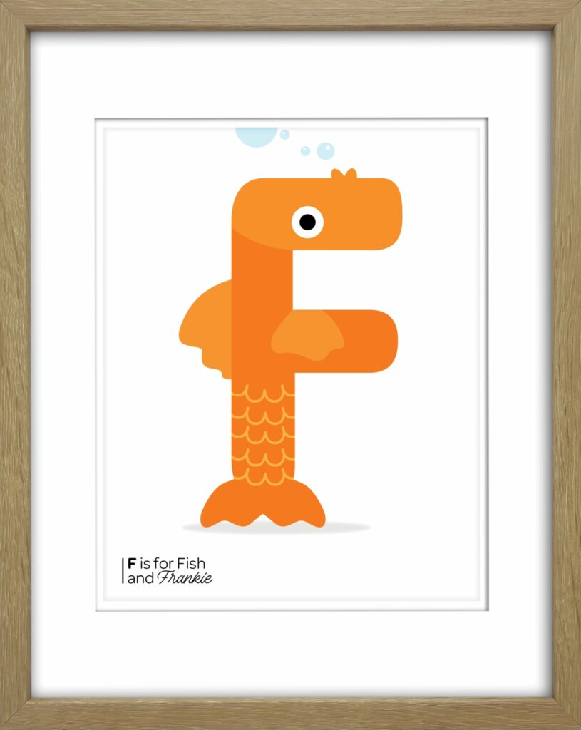 single letter F | BLACKBIRD DESIGN SHOP