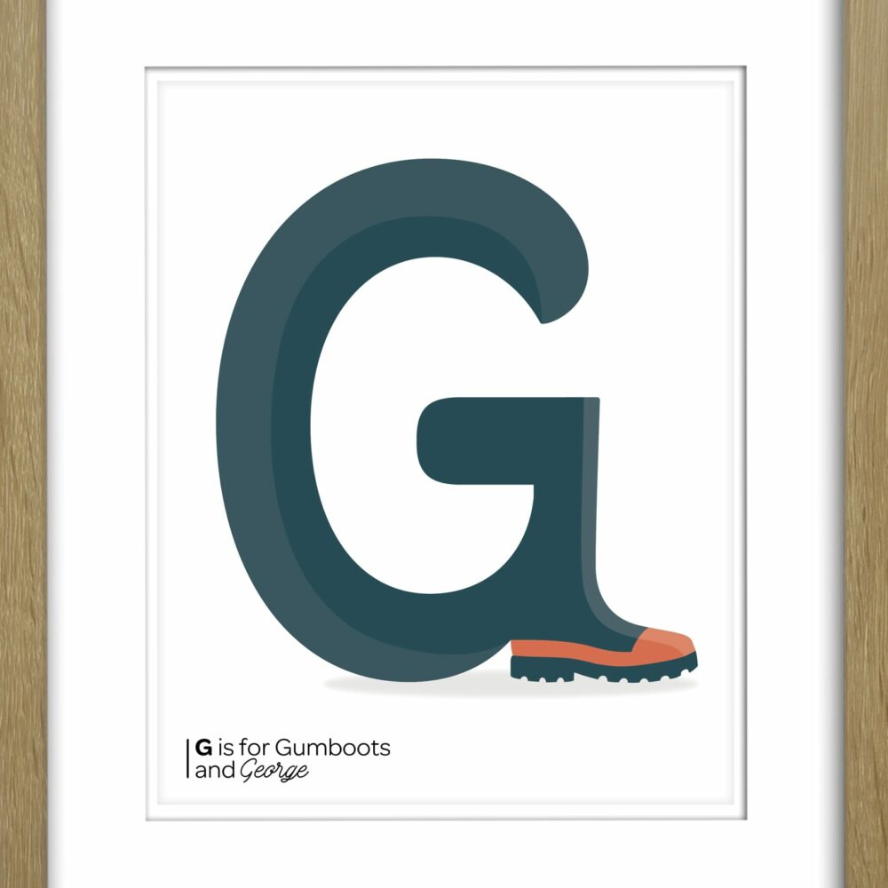 single letter G | BLACKBIRD DESIGN SHOP