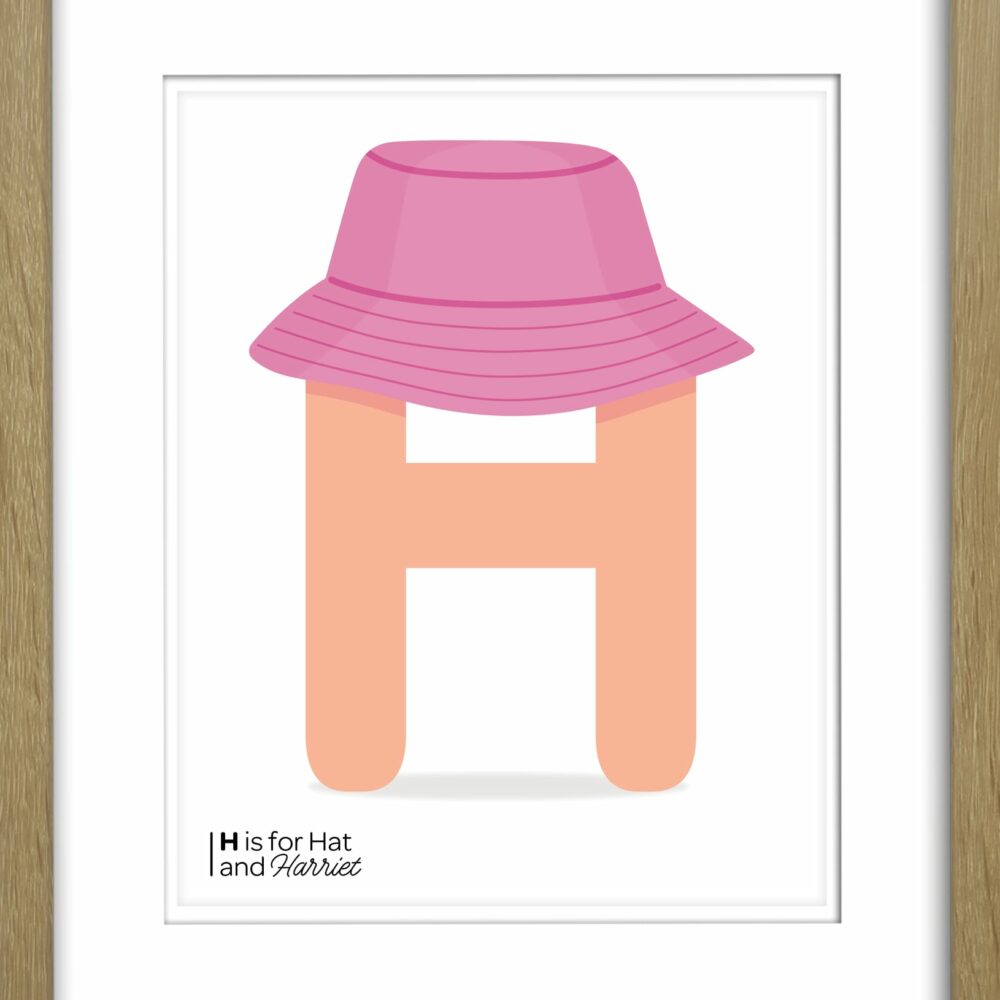 single letter H | BLACKBIRD DESIGN SHOP