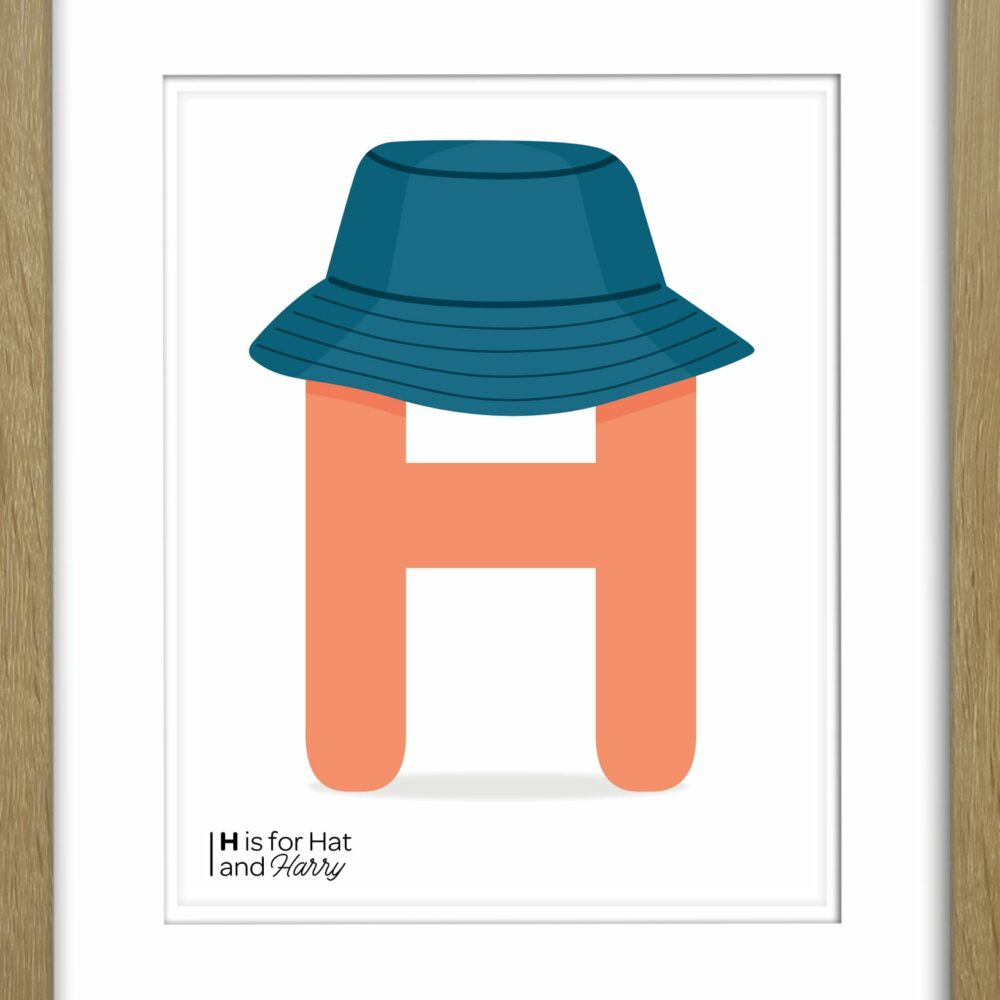 single letter H | BLACKBIRD DESIGN SHOP