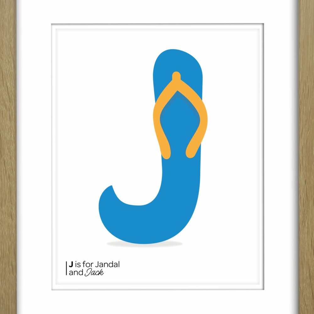 single letter J | BLACKBIRD DESIGN SHOP
