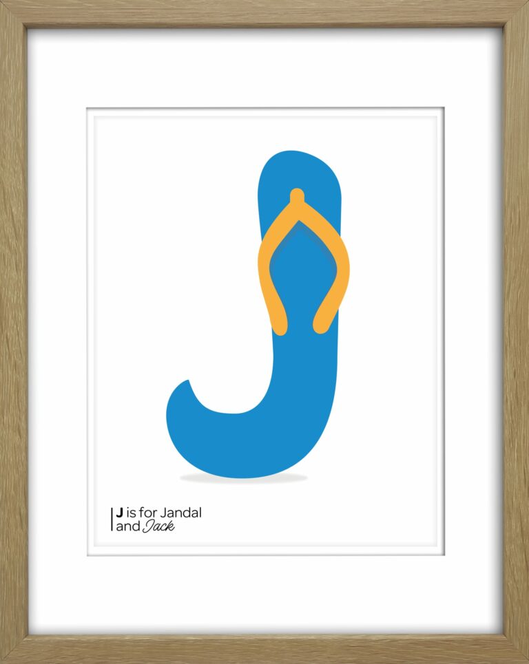 single letter J | BLACKBIRD DESIGN SHOP