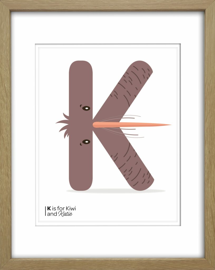 single letter K | BLACKBIRD DESIGN SHOP