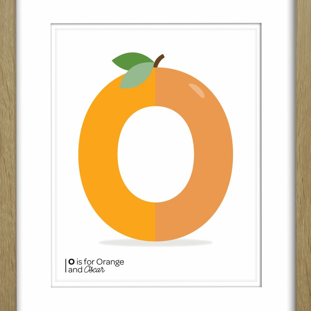 single letter O | BLACKBIRD DESIGN SHOP