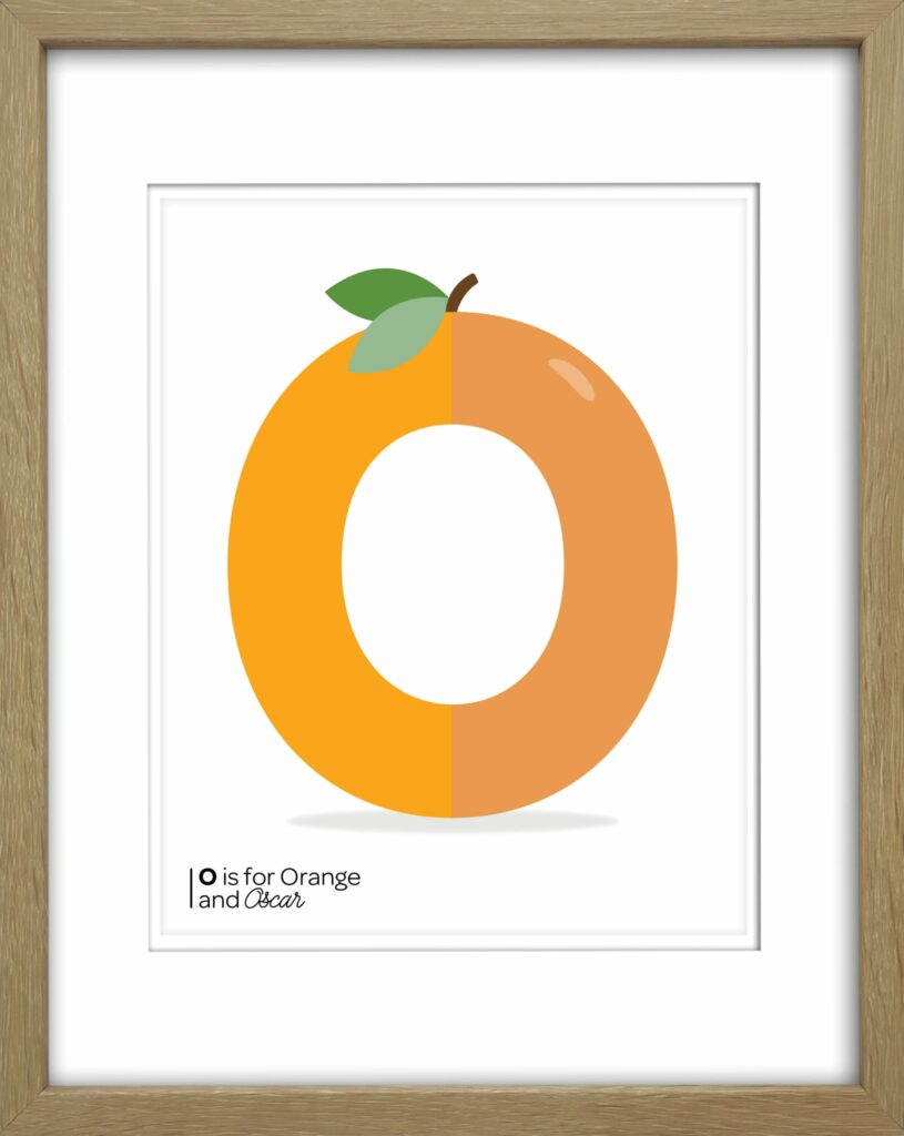 single letter O | BLACKBIRD DESIGN SHOP