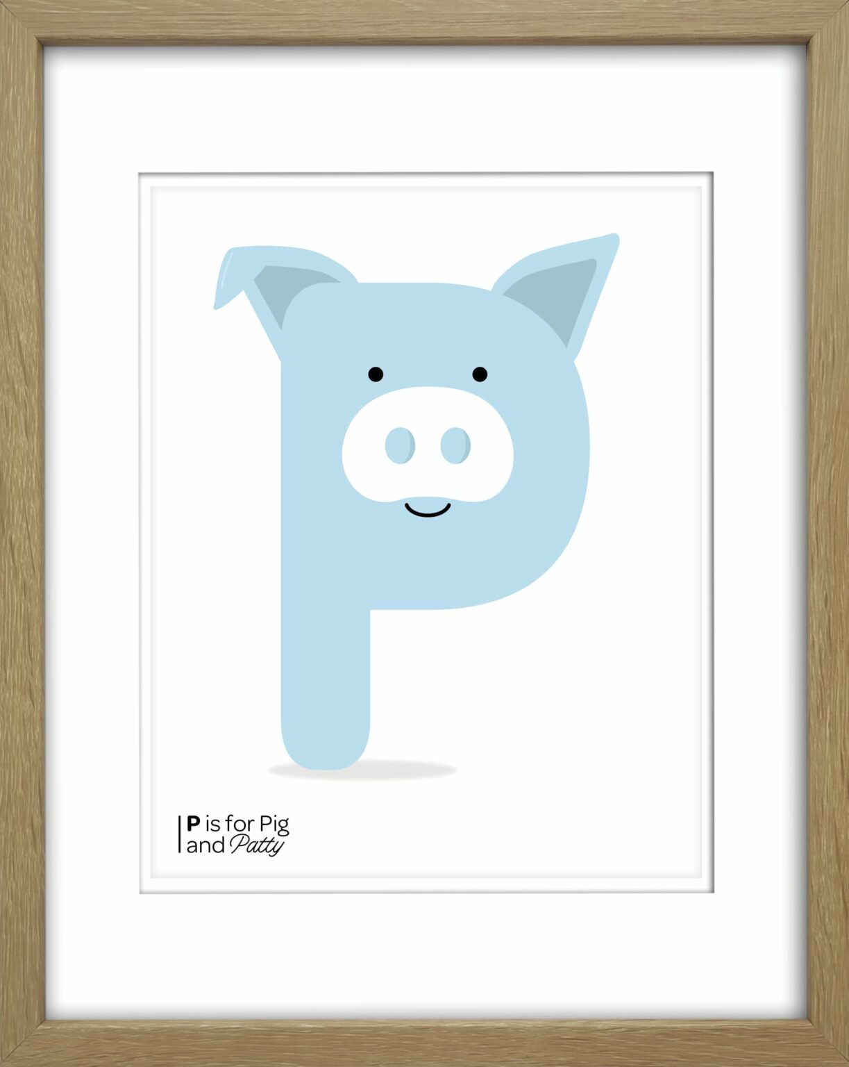 single letter P | BLACKBIRD DESIGN SHOP
