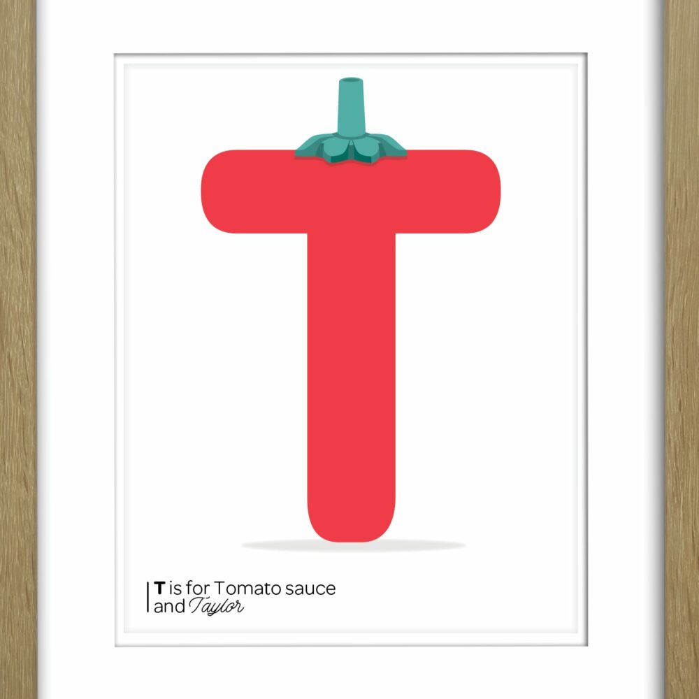 single letter T | BLACKBIRD DESIGN SHOP