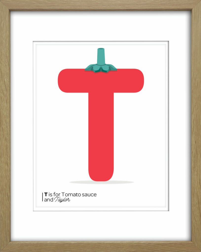 single letter T | BLACKBIRD DESIGN SHOP